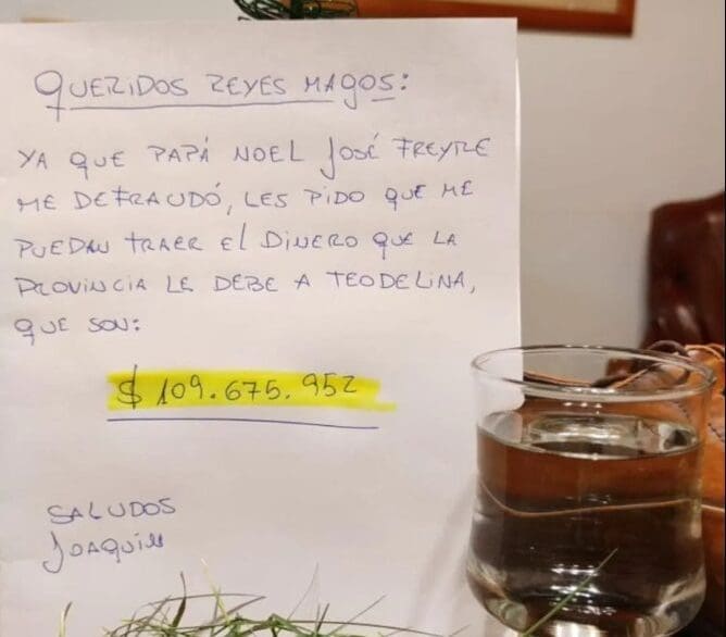 Teodelina: Joaquín Poleri le pidió a los Reyes Magos los fondos que no ...